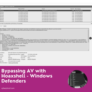 Bypassing AV with Hoaxshell - Windows Defenders - CyberPlural Blog